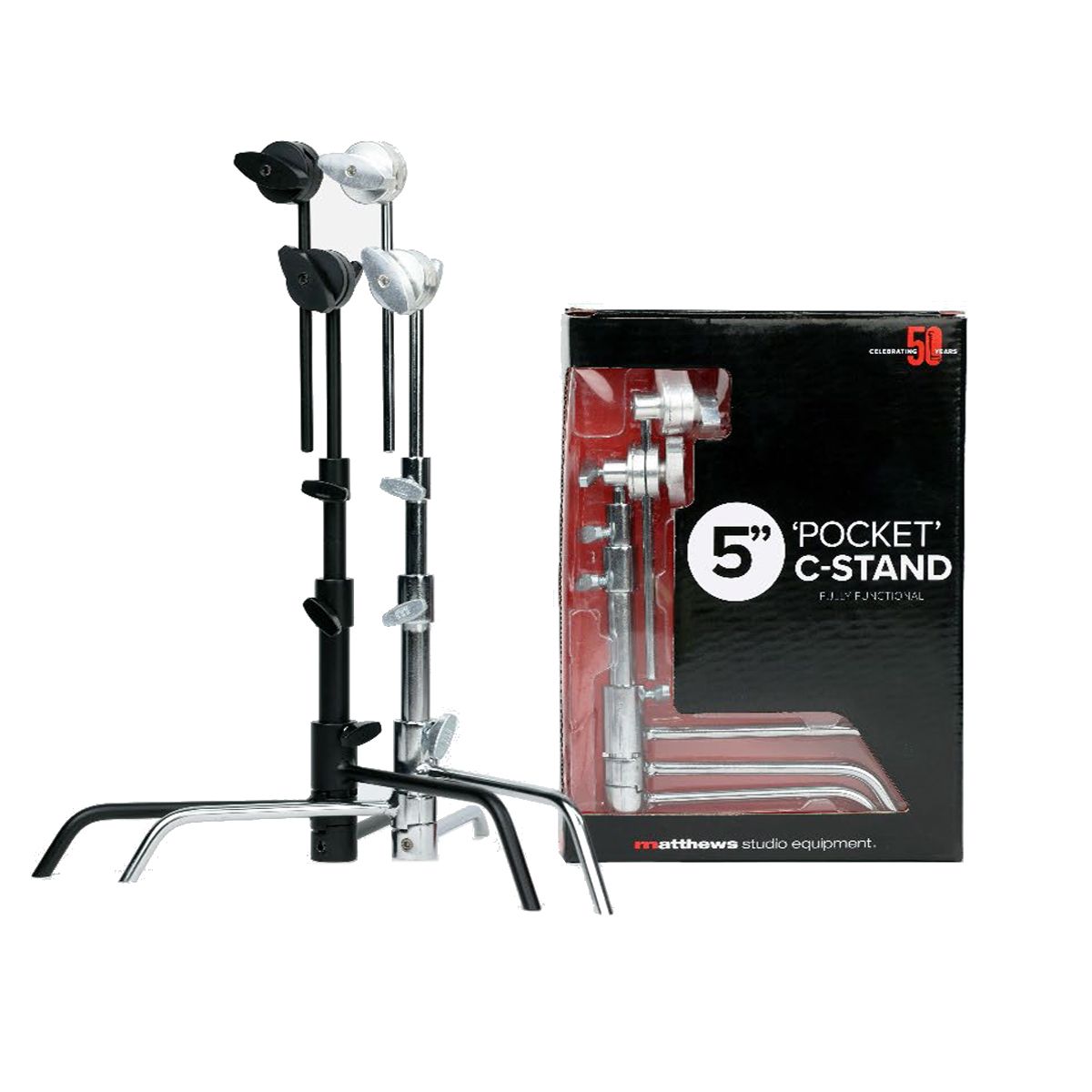 Matthews 5" Pocket C-Stand BOGO Kit | 17131